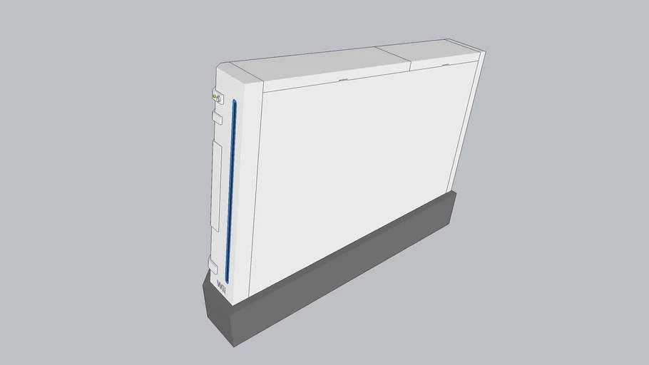 Nintendo Wii (Original White) | 3D Warehouse