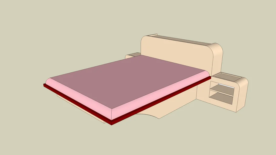 Cantilevered cot | 3D Warehouse