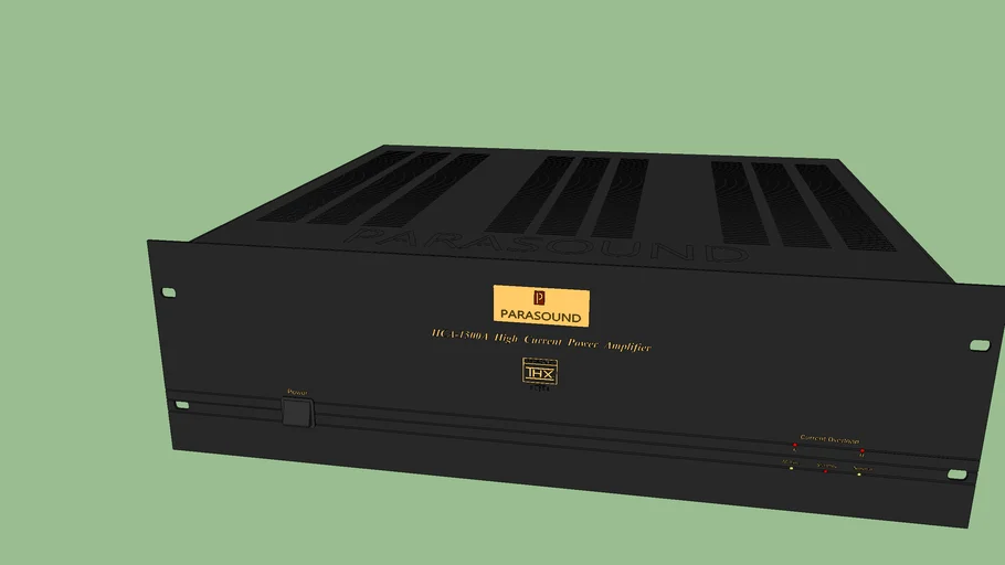 Parasound HCA-1500A Power Amplifier | 3D Warehouse