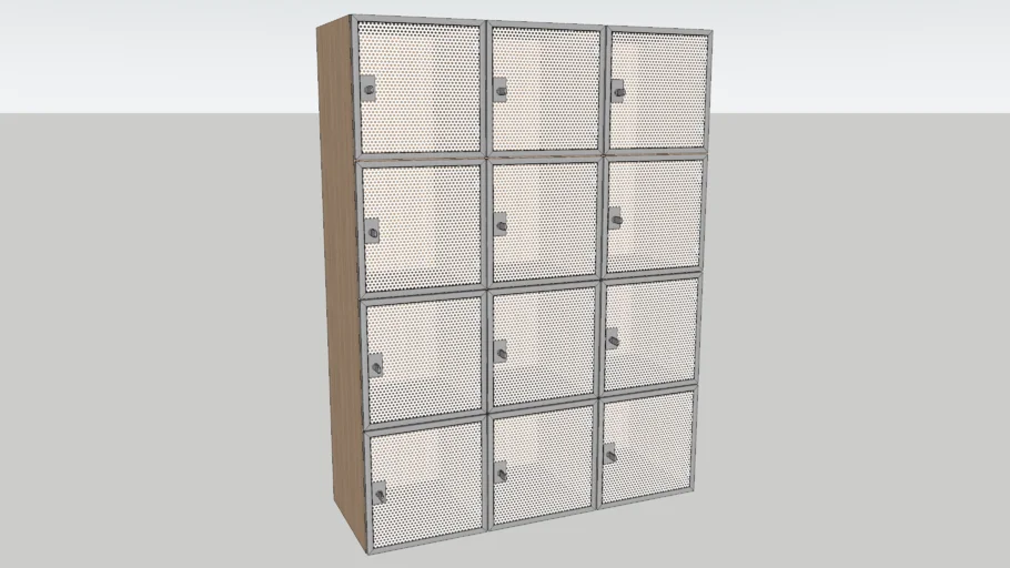 Locker 450x500x1800 - Forma 5 | 3D Warehouse