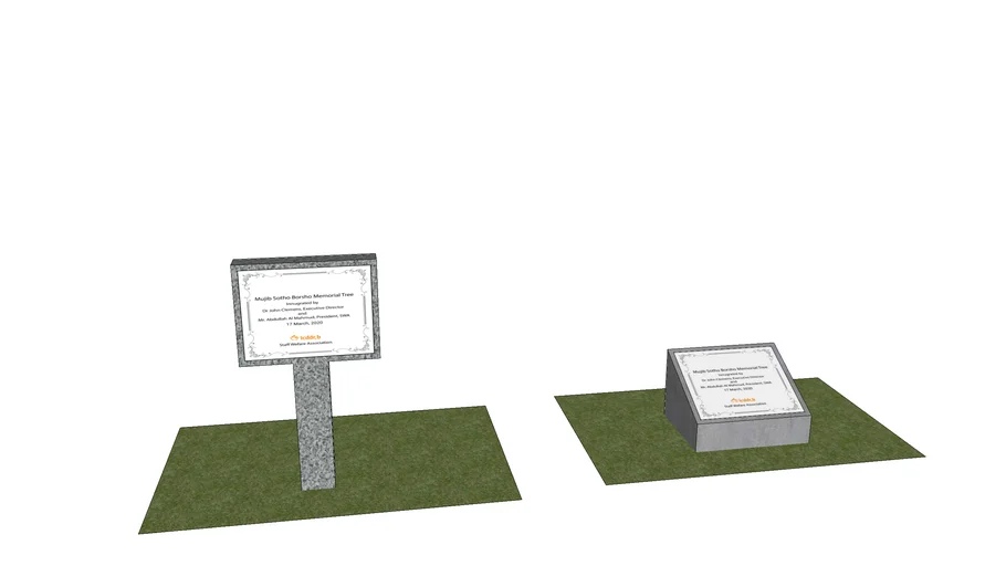 Inaugurated Stone | 3D Warehouse