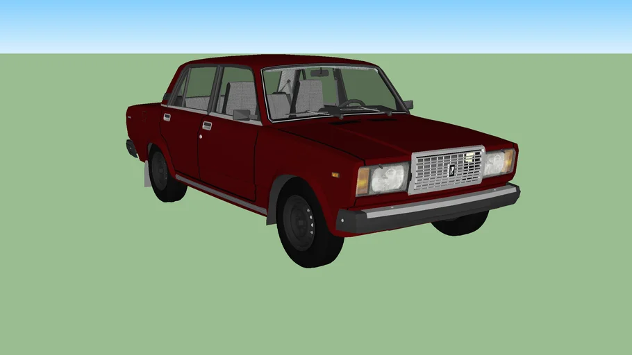 ВАЗ 2107 'Семёрка' | 3D Warehouse