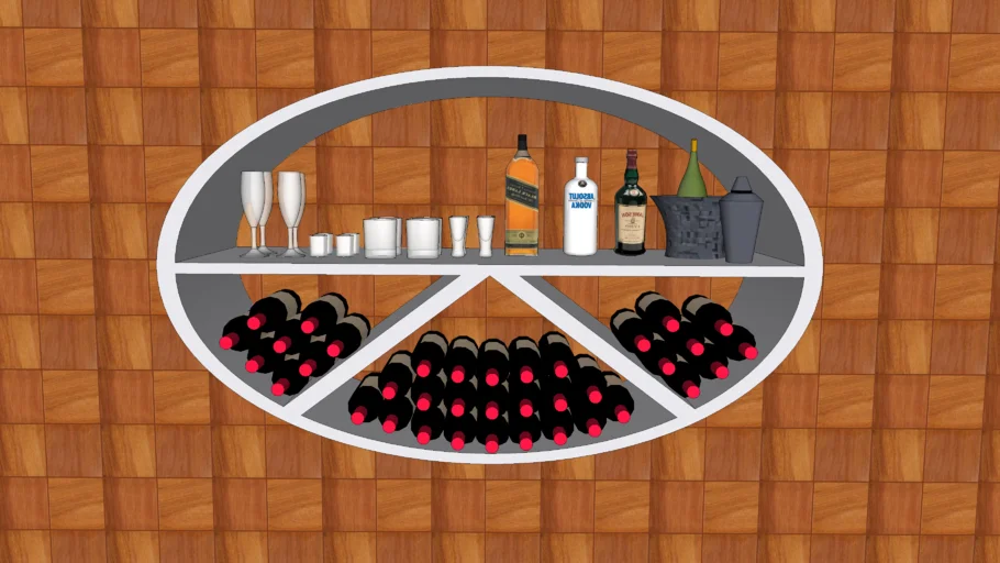 Wine Rack | 3D Warehouse