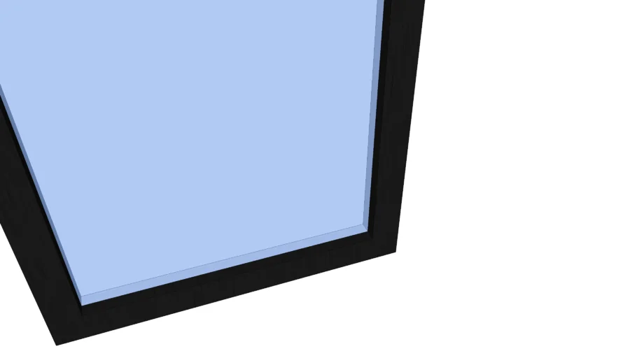 Black Single Lite Window | 3D Warehouse