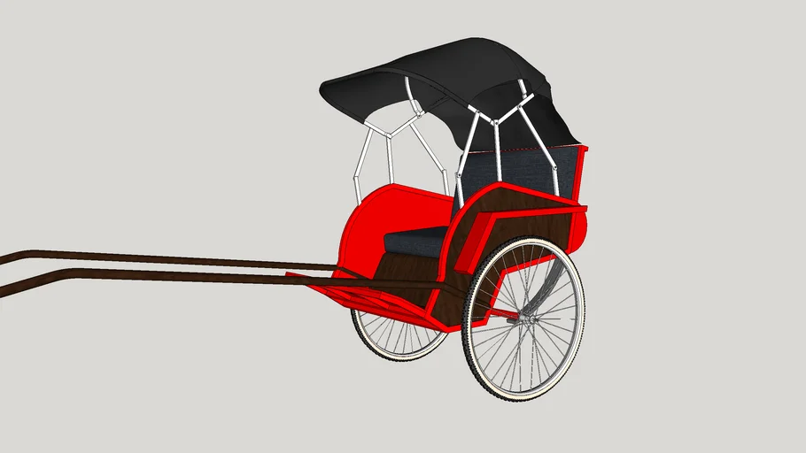Chinese Rickshaw - Becak -Angkong | 3D Warehouse