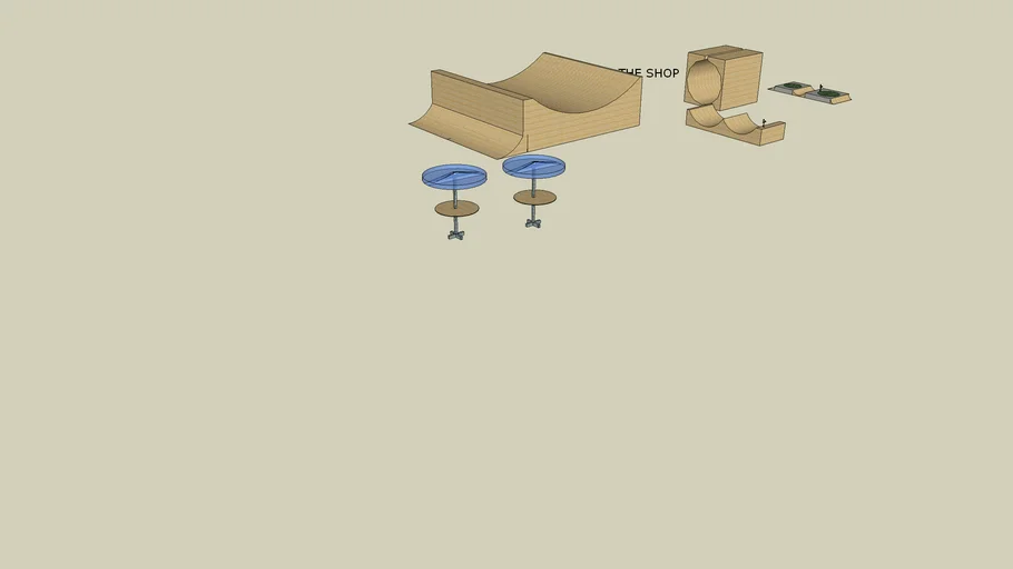 skateboard shop&tables | 3D Warehouse