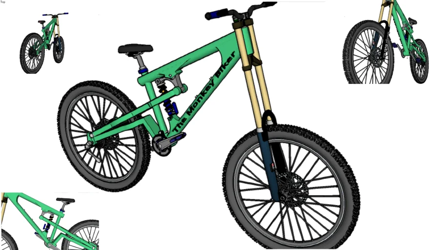 Downhill Mountain Bicycle | 3D Warehouse