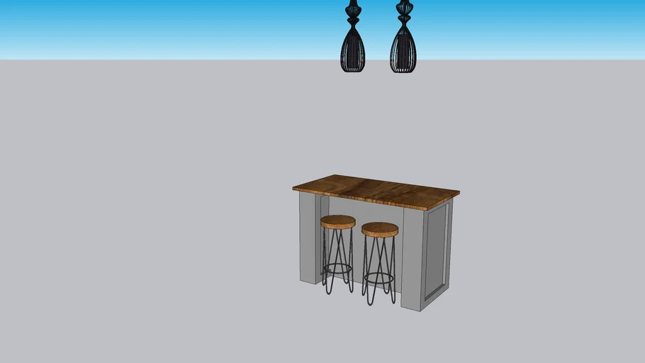 table bar | 3D Warehouse