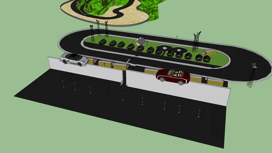 race track | 3D Warehouse