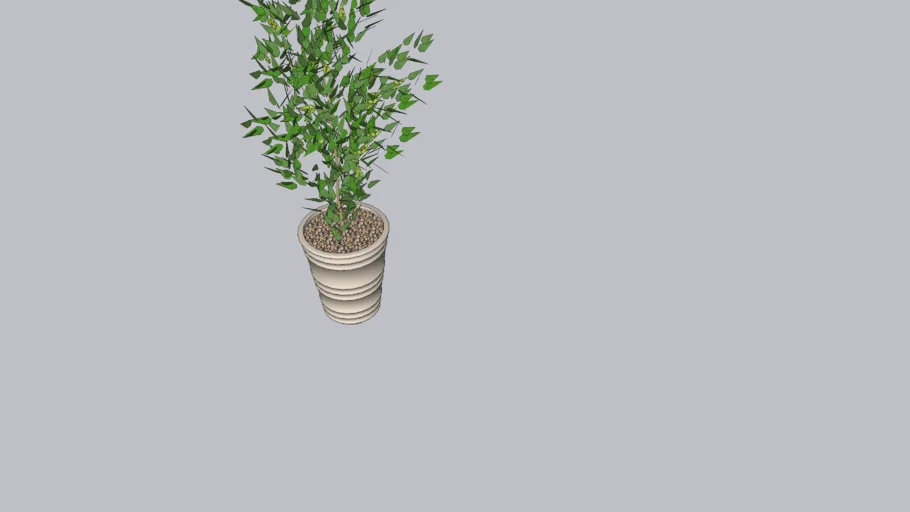 Large Floor Plant | 3D Warehouse