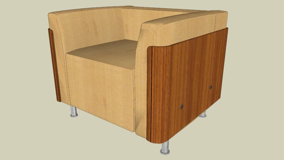 Cube Arm Chair | 3D Warehouse
