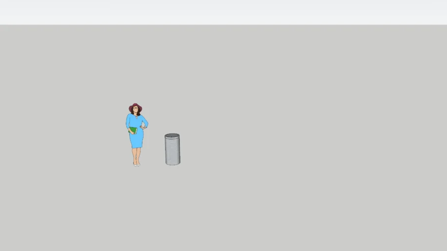 Circular Trash Can | 3D Warehouse