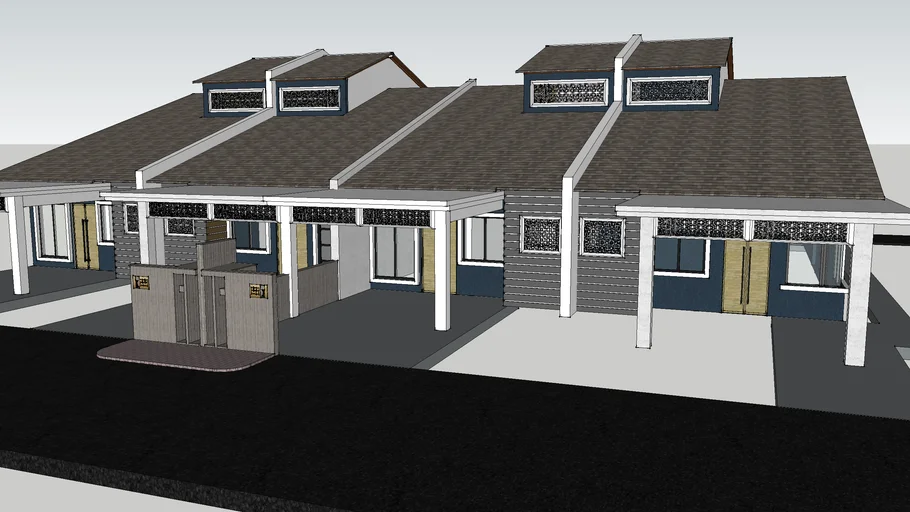 EXTERIOR 1 STOREY HOUSE | 3D Warehouse