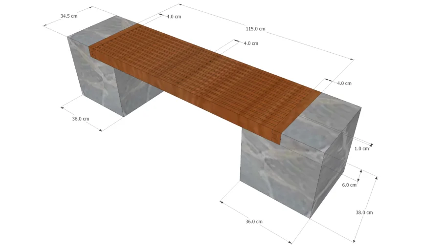 Garden Bench | 3D Warehouse