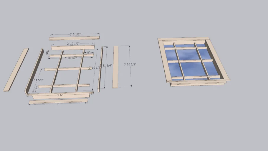 Flat Window | 3D Warehouse
