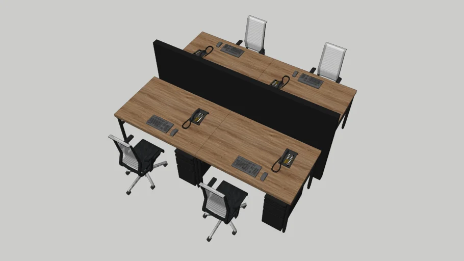 office desk | 3D Warehouse