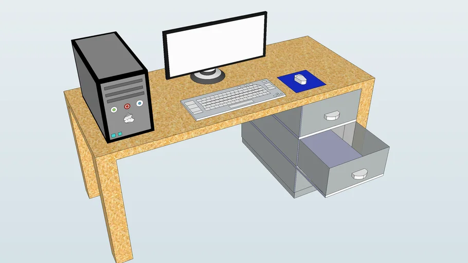 Computer Desk | 3D Warehouse