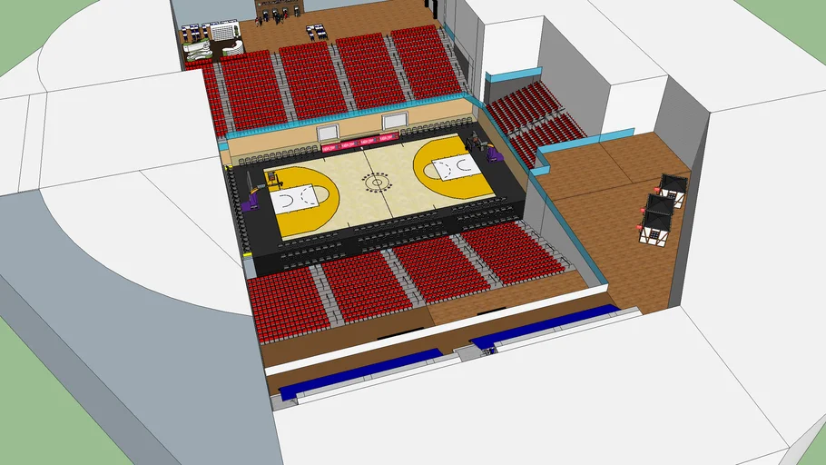 Small Basketball Stadium | 3D Warehouse
