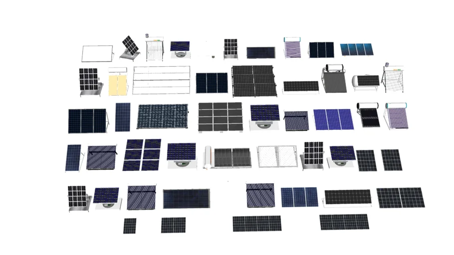Solar Panel Structures | 3D Warehouse