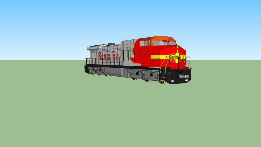 santa fe train | 3D Warehouse