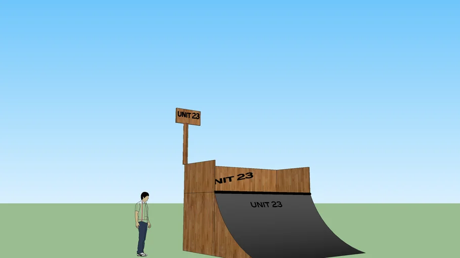 unit 23 quarter pipe | 3D Warehouse