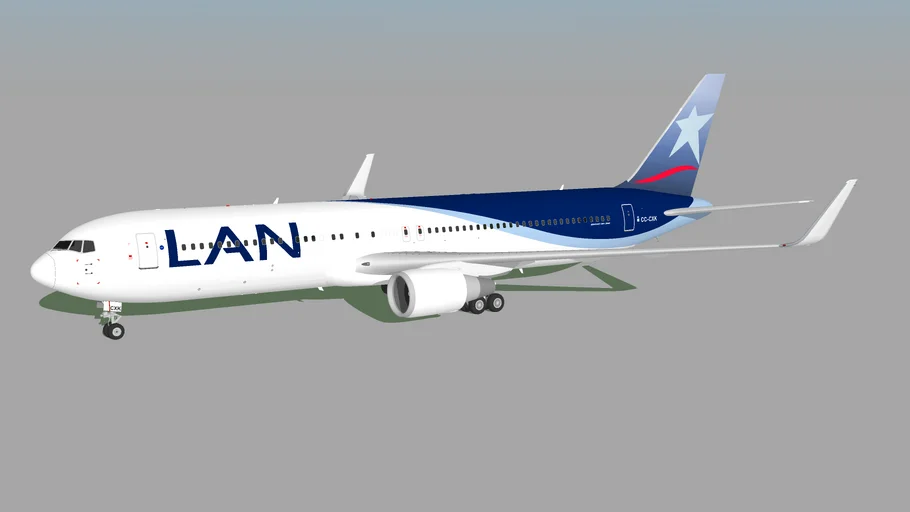 LAN Airlines (CC-CXK) - Boeing 767-316ER (2010) | 3D Warehouse