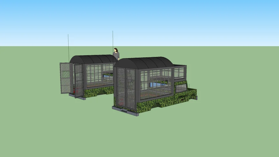 zombie apocalypse truck bed cages | 3D Warehouse