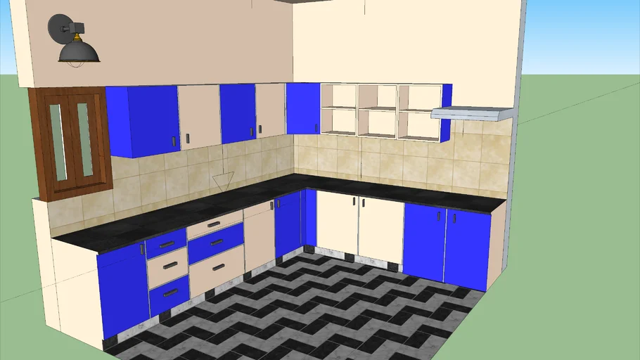 Modular Kitchen Wall Units | 3D Warehouse