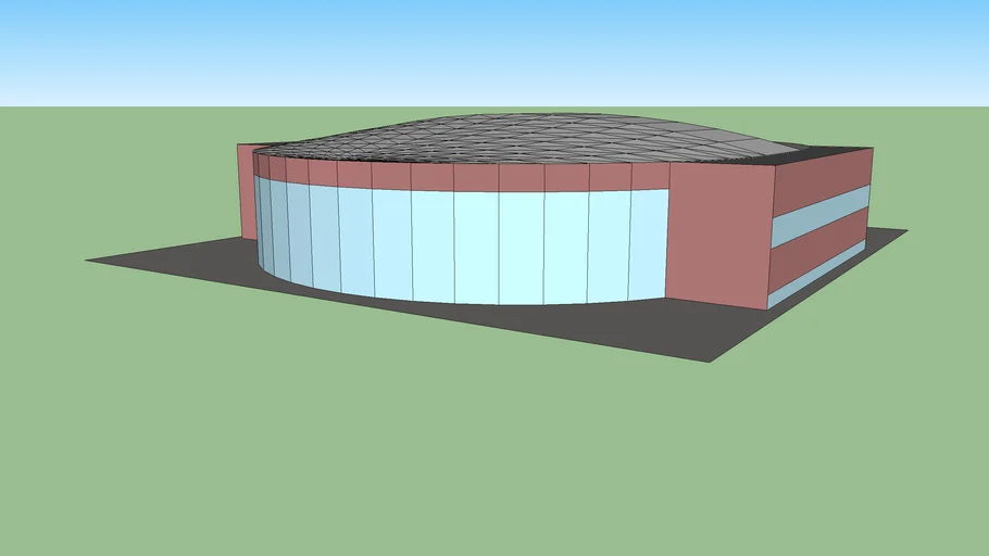 Concept Multipurpose Arena - Hockey Mode | 3D Warehouse