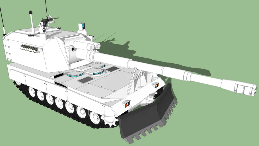 Self-propelled artillery Svicha | 3D Warehouse