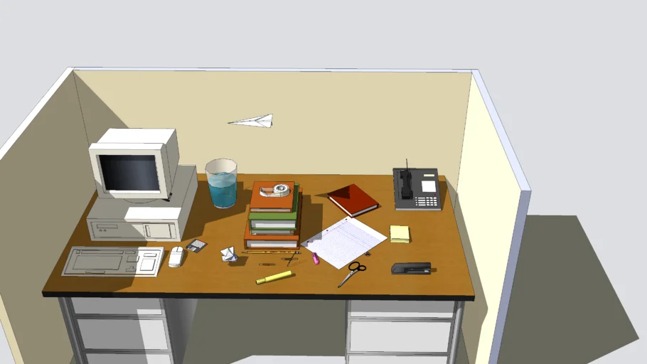 Cubicle. | 3D Warehouse
