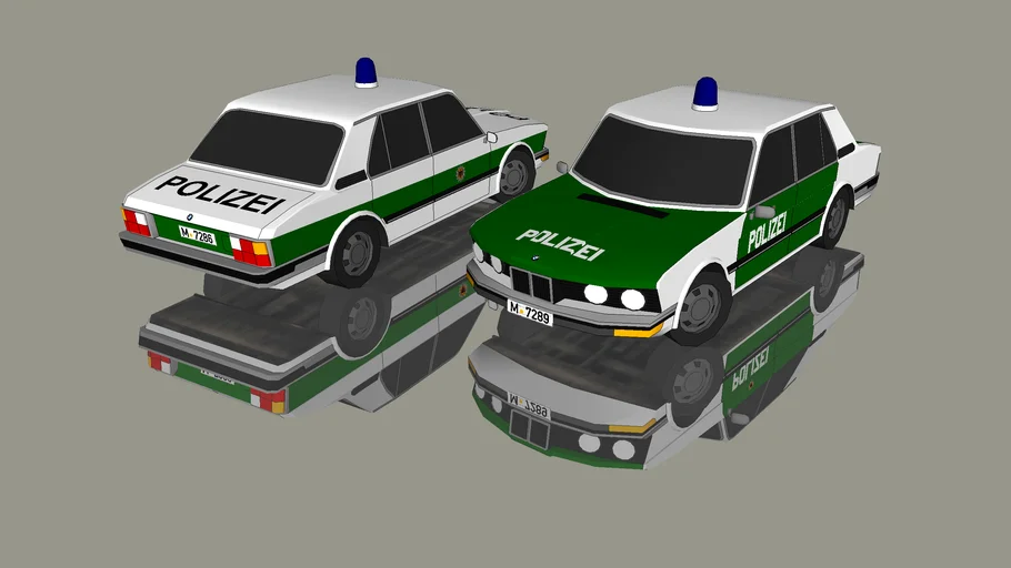 1974 BMW 520 (E12) POLIZEI | 3D Warehouse