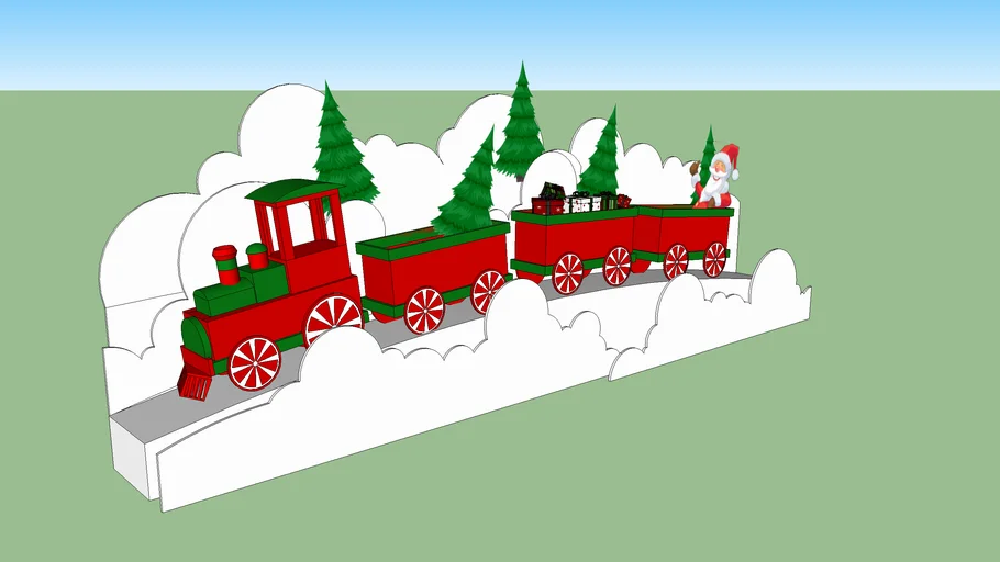 Christmas Train | 3D Warehouse