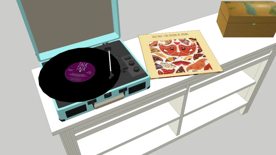 retro record player | 3D Warehouse