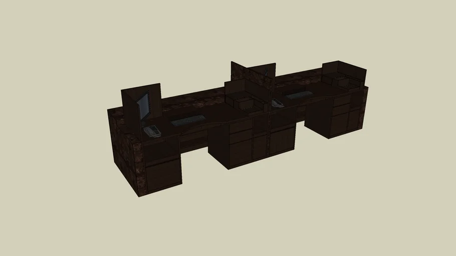 Desk_VIP_Counter | 3D Warehouse