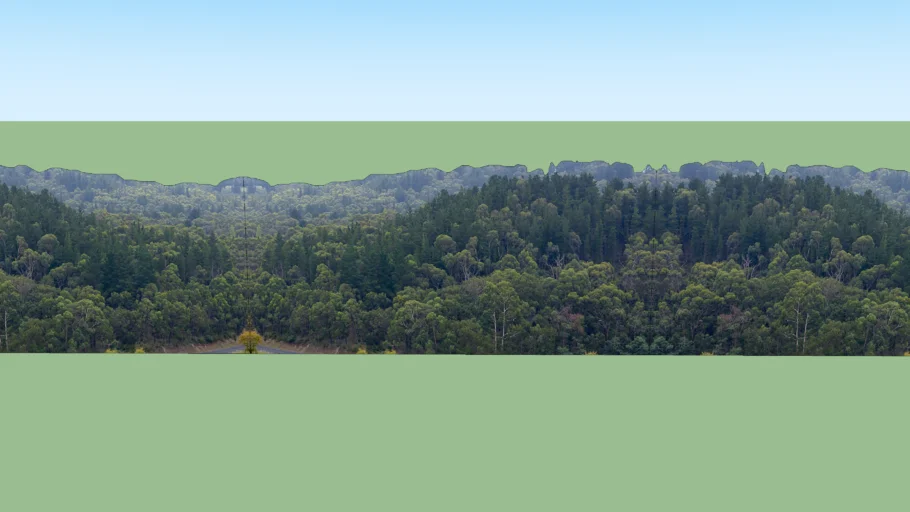 Tree Line Background | 3D Warehouse