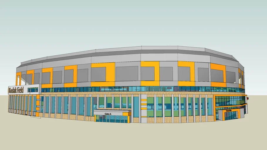 Modern Baseball stadium | 3D Warehouse