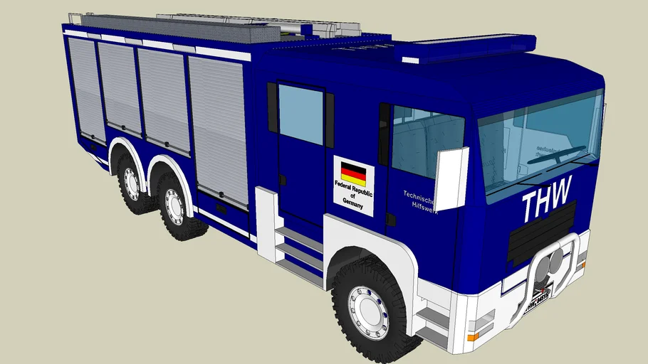 THW GKW 1 6x6 | 3D Warehouse