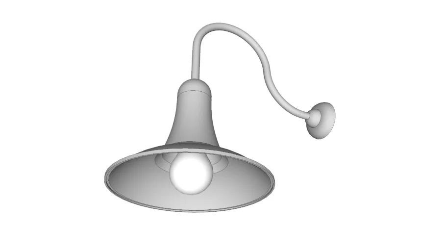 Delray - P3 - Pendant Light - Gooseneck | 3D Warehouse