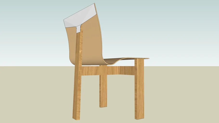 Angelo Mangiarotti - Tre 3 chair (Agapecasa, 1978) | 3D Warehouse