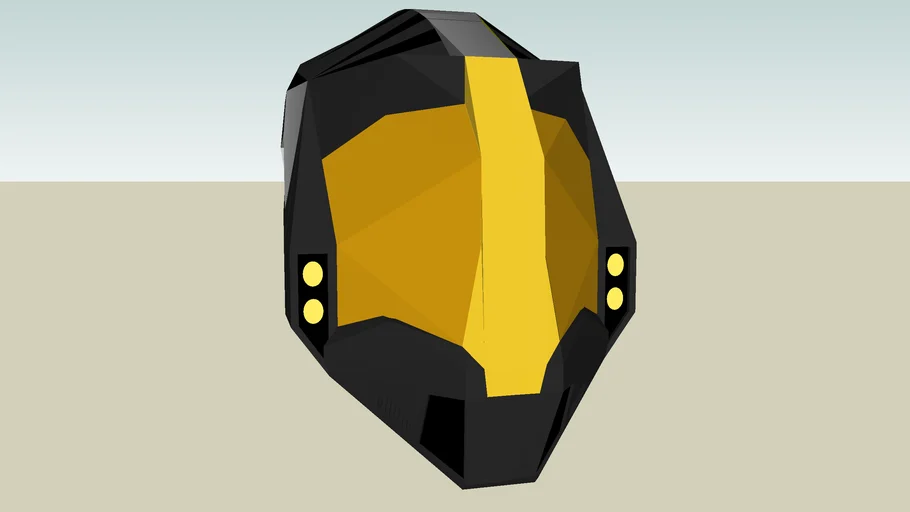 custom halo helmet | 3D Warehouse