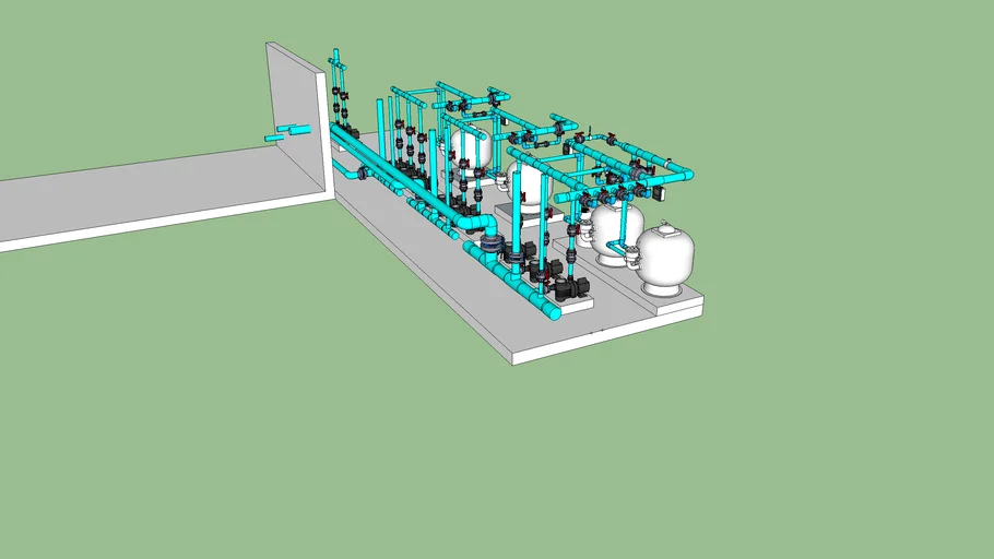 Mech Room Pool Type 3 Level | 3D Warehouse