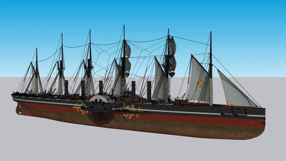 SS Great Eastern | 3D Warehouse