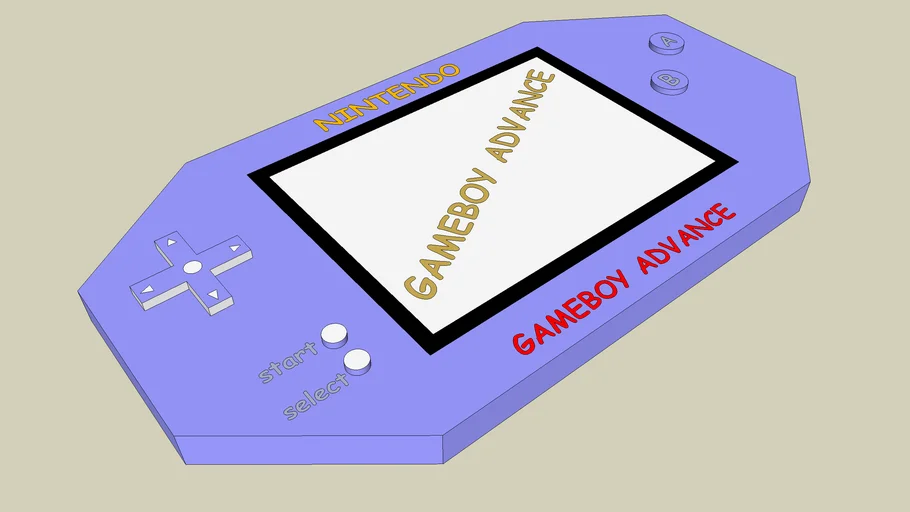 GAMEBOY ADVANCE | 3D Warehouse