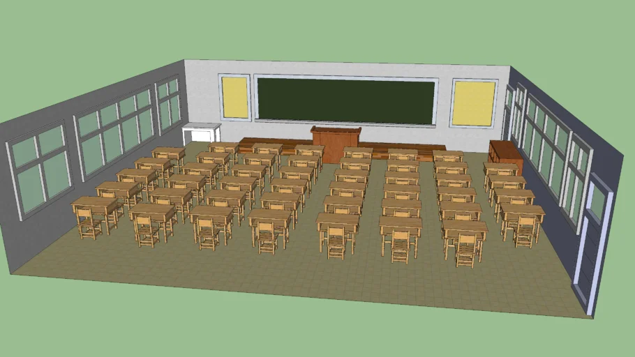 Classroom 教室 | 3D Warehouse