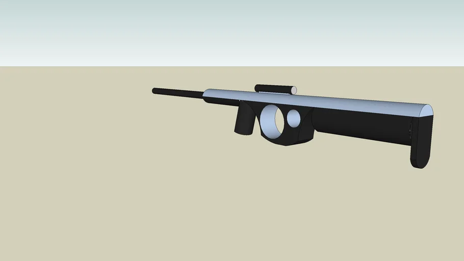 futuristic sniper rifle | 3D Warehouse