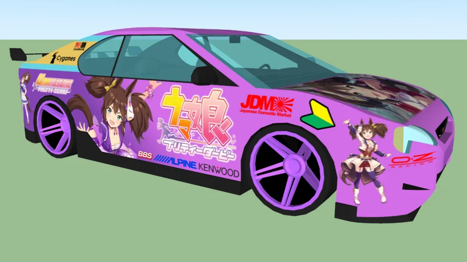 Umamusume Pretty Derby Inari One Itasha | 3D Warehouse