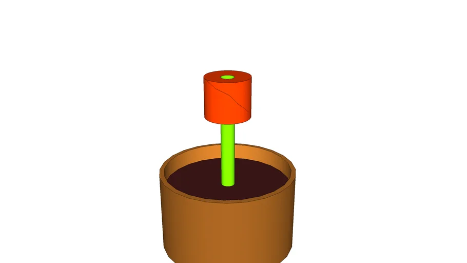 flower in pot | 3D Warehouse