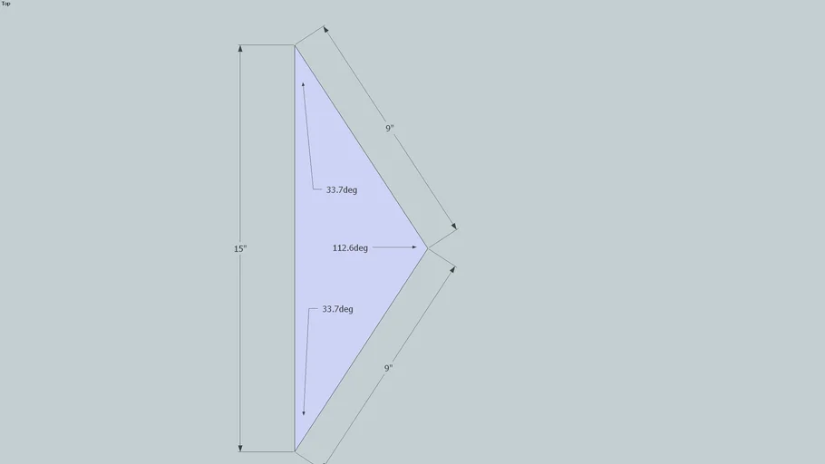 wedge demensions part 1 | 3D Warehouse