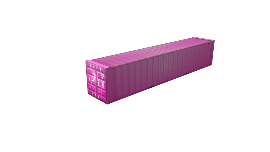 Shipping Container - Pink | 3D Warehouse